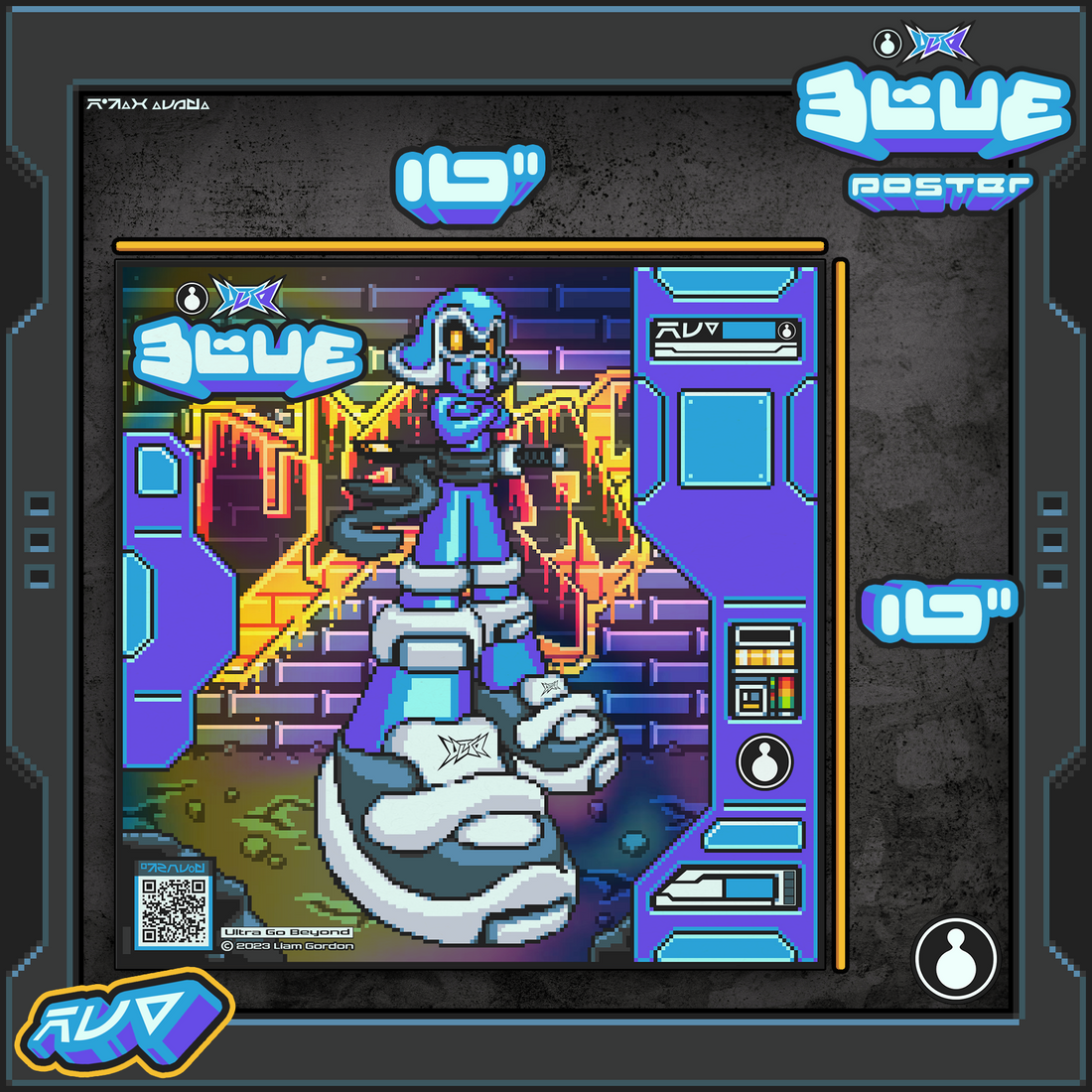 Ultra Blue Poster – Ultra Go Beyond